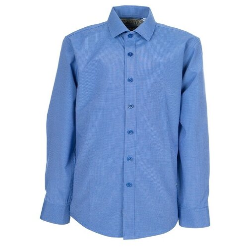Школьная рубашка Tsarevich, размер 158-164, синий