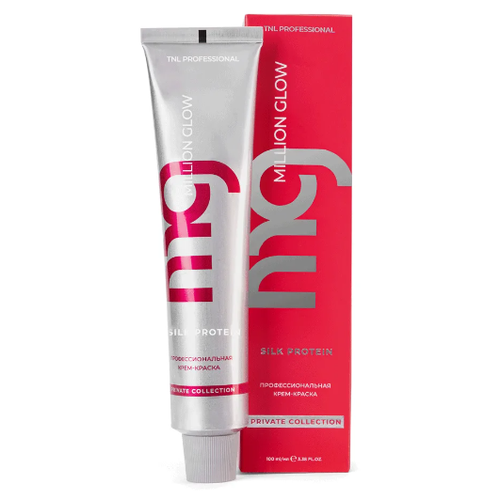 TNL Professional Крем-краска для волос Million glow Silk protein, pink, 100 мл