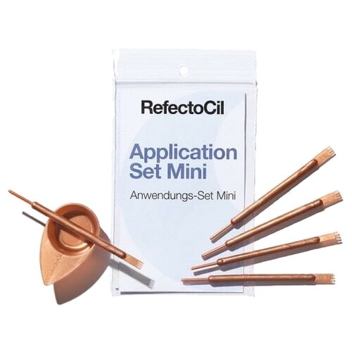 RefectoCil Комплект мини для окрашивания бровей и ресниц (5 мини-мисочек + 5 мини-аппликаторов)