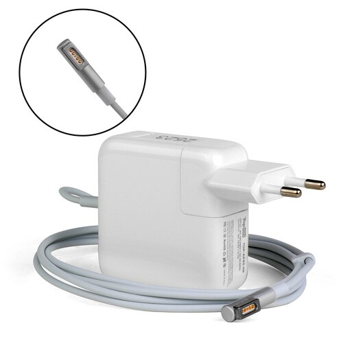 Блок питания (зарядное устройство) для ноутбуков Apple MacBook 14.5V, 3.1A (45W), штекер MagSafe 1 (первый, для старых моделей): A1244, A1374, A1369, A1370, A1269, A1270, A1237, A1304, MB283, MB283LLA, MB283ZA