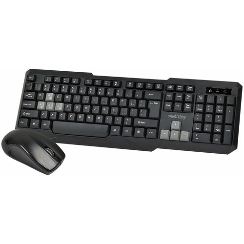 Набор Smartbuy клавиатура + мышь ONE 230346AG-KG, черно-серый, беспроводной