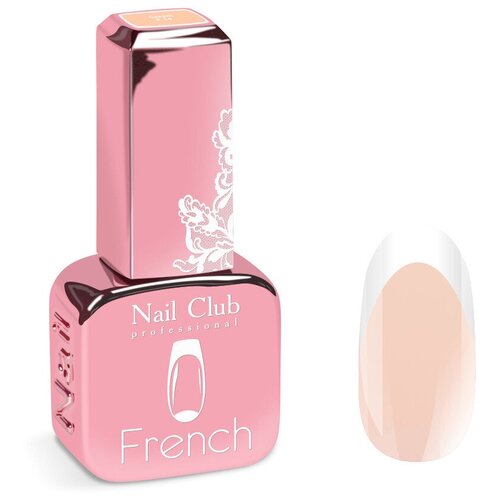 Nail Club professional Гелевый лак для французского маникюра F14 Cream 13 мл.