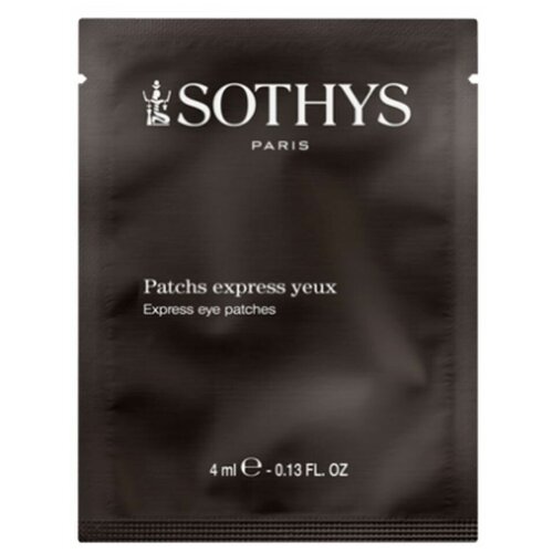Sothys, Патчи-маска для глаз, снятие отечности и мгновенным лифтинг эффект Express Eye Patches, 1 саше