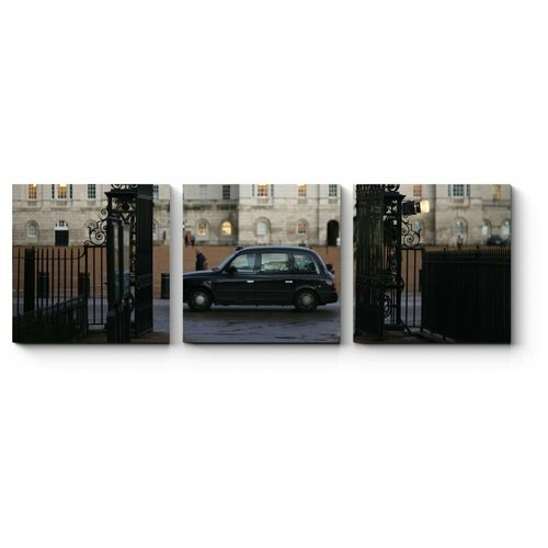 Модульная картина Классический лондонский автомобиль 150x50