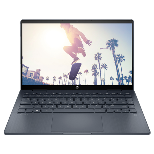 Ноутбук HP Pavilion x360 14-ek1026ci, 14" (1920x1080) IPS сенсорный/Intel Core i7-1355U/16ГБ DDR4/512ГБ SSD/Iris Xe Graphics/Без ОС, синий (9D3T2EA)