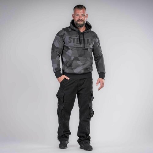Худи Thor Steinar, размер XXL, серый камуфляж