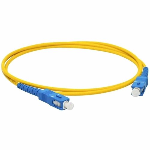 Патч-корд оптический (optic patch cord) SC/UPC-SC/UPC SM 9/125мкм одномодовый (simplex) 10 метров