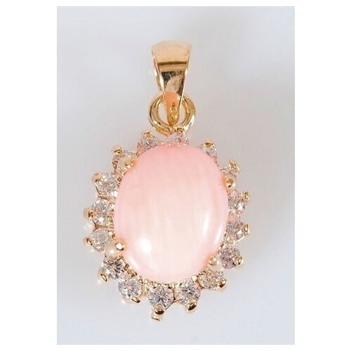 Подвеска Lotus Jewelry, коралл, розовый