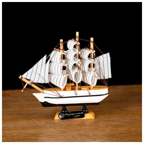 Корабль сувенирный малый "Пилигрим", микс, 3х13,5х15,5 см 5641