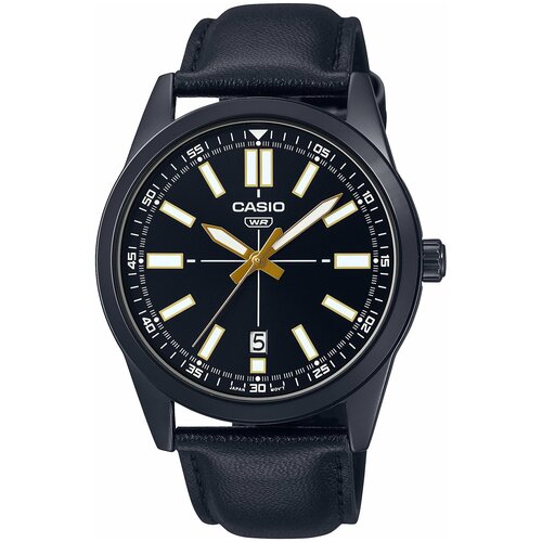 Наручные часы CASIO Collection Men MTP-VD02BL-1E, черный