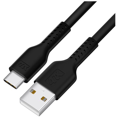 Кабель USB TypeC для зарядки и передачи данных (4PH-UC12) черный 0.5м