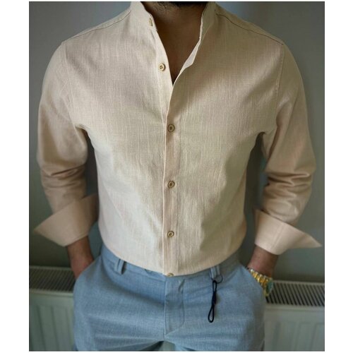 Рубашка SKOS Fashion, размер L, бежевый