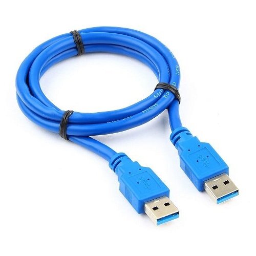 Кабель Cablexpert USB - USB (CCP-USB3-AMAM), 1 м, синий
