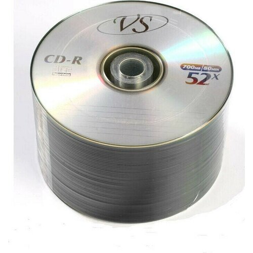 CD-R Носители информации CD-R, 52x, VS, Bulk/50, VSCDRB5003