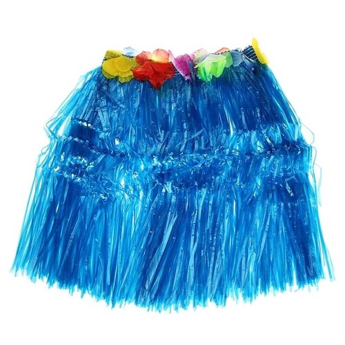 Гавайская юбка, цвет синий 40 см 304467