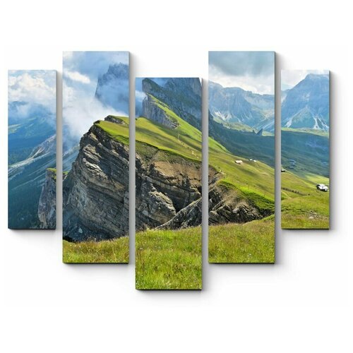 Модульная картина Итальянские Альпы 161x131