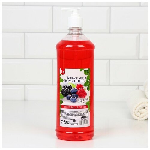 Жидкое мыло для всей семьи, 1 л, аромат лесные ягоды 9412705