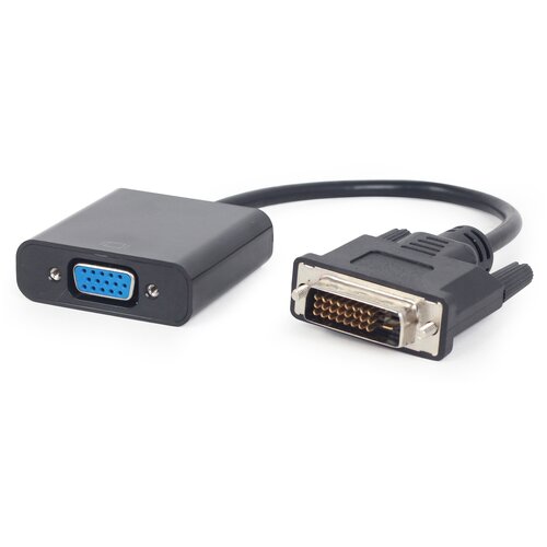 Переходник/адаптер Cablexpert DVI-D-VGA (A-DVID-VGAF-01), 0.2 м, черный