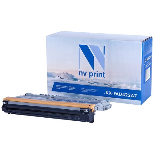 Фотобарабан NV Print NV-KX-FAD422A7, для Panasonic KX-MB2230RU/MB2270RU/MB2510RU/MB2540RU, черный, для лазерного принтера, совместимый