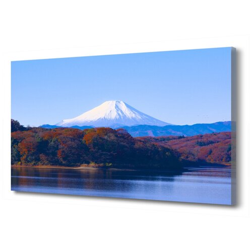 Картина на холсте "Япония. Гора Фудзияма" PRC-958 (45x30см). Натуральный холст