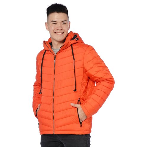 Куртка INDACO FASHION, размер 48, оранжевый