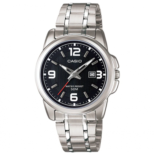 Наручные часы CASIO LTP-1314D-1AVDF, черный, серебряный