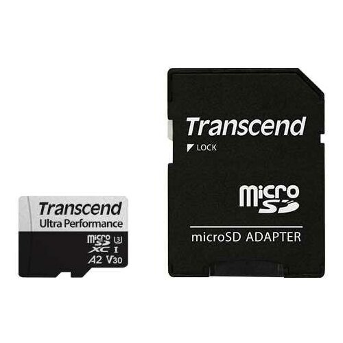 Флеш-накопитель Transcend Карта памяти Transcend 128GB UHS-I U3 microSD w adapter A2 Ultra Performance RW160125 MBs