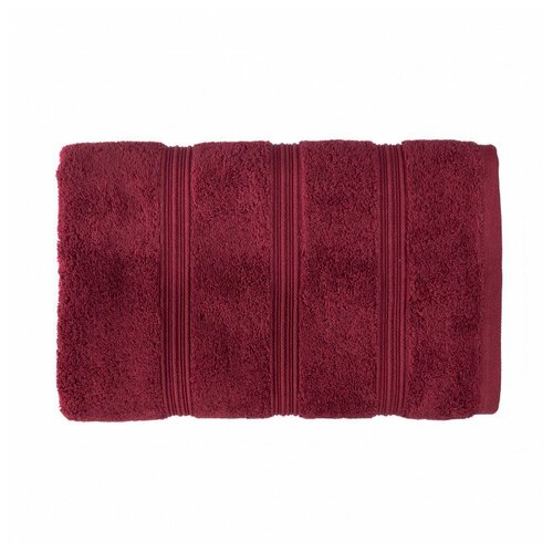 Полотенце махровое "Oscar", 50х90 см, цвет бордовый