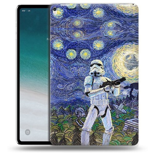 Чехол задняя-панель-накладка-бампер MyPads star wars звездная ночь для iPad Pro 12.9 (2018) A1895/A1983/A2014 противоударный