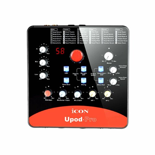 Аудиоинтерфейс iCON UPod Pro black usb