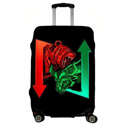Чехол для чемодана LeJoy, размер S, зеленый, черный