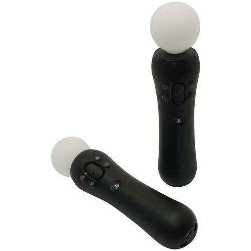 Комплект Sony Move Motion Controllers Two Pack (CECH-ZCM2), черный