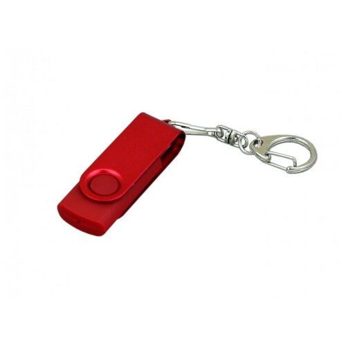 Флешка для нанесения Квебек Solid (32 Гб / GB USB 3.0 Красный/Red 031 Twist пластик - металл Color PL192)