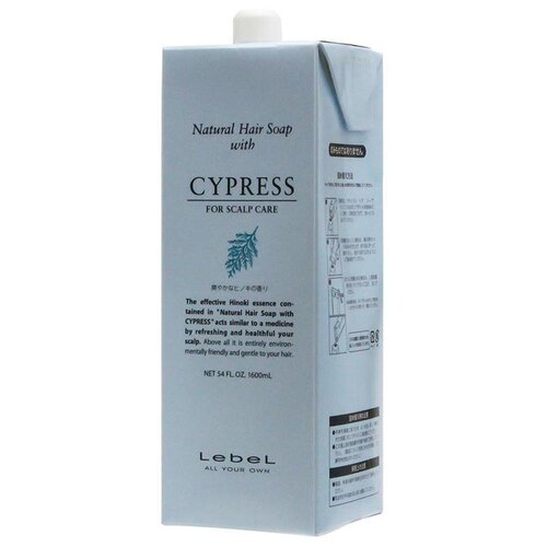 Lebel Cosmetics шампунь Natural Hair Soap Treatment Cypress, 1600 мл