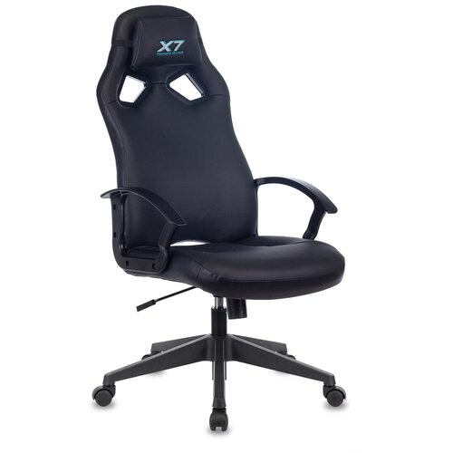Компьютерное кресло A4Tech X7 GG-1000B игровое, обивка: искусственная кожа, цвет: черный
