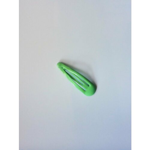 Заколка клик-клак многоцветная аксессуар для укладки волос зеленый