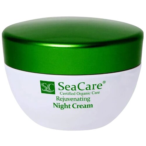 SeaCare Reguvenating органический омолаживающий ночной крем для лица с гиалуроновой кислотой, витамином Е, 50 мл