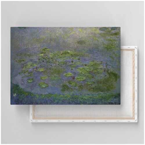 Картина на холсте с подрамником / Monet Claude - Water Lilies, 1914 / Клод Моне