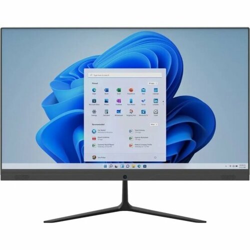 Моноблок IRU P233 23.8" Full HD i3 1005G1 (3.6) 8Gb SSD256Gb Windows 11 Professional GbitEth WiFi BT 120W Cam черный 1920x1080