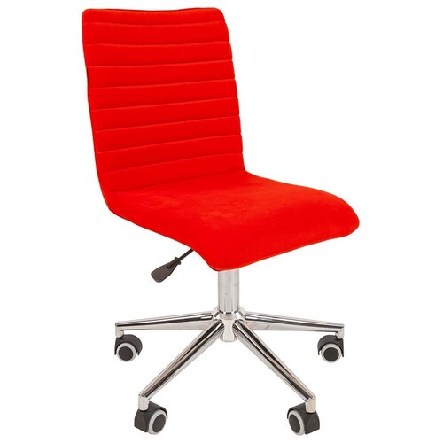 Компьютерное кресло Chairman 020 офисное, обивка: текстиль, цвет: красный