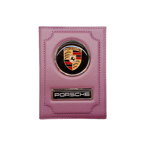 Обложка для автодокументов Porsche Design 1-6-911, розовый
