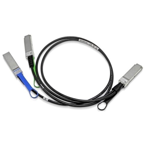 Кабель Mellanox QSFP - 2хQSFP (MCP7H50-V002R26), 2 м, черный