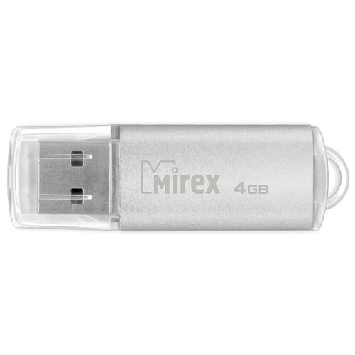 Mirex USB-Flash 4 Gb MIREX Unit Silver металлический корпус
