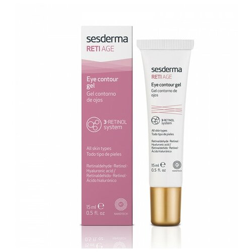 Sesderma Reti Age Eye Contour Gel / Гель антивозрастной для зоны вокруг глаз, 15 мл