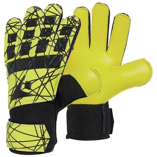 Вратарские перчатки macron, размер 10, черный, желтый