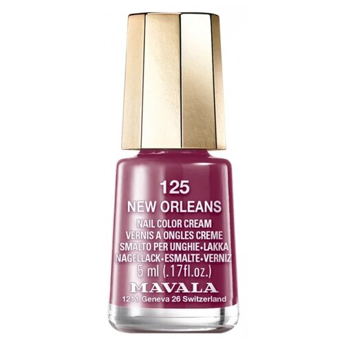 Mavala Лак для ногтей Nail Color Cream, 5 мл, 125 new orleans