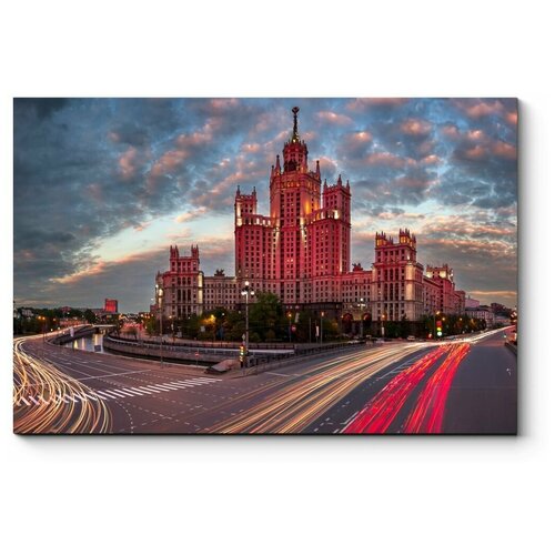 Модульная картина Величественная Москва130x87