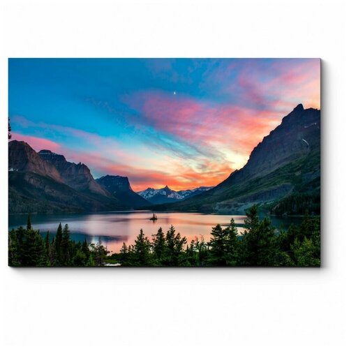 Модульная картина Красочный закат над озером Святой Марии 140x93