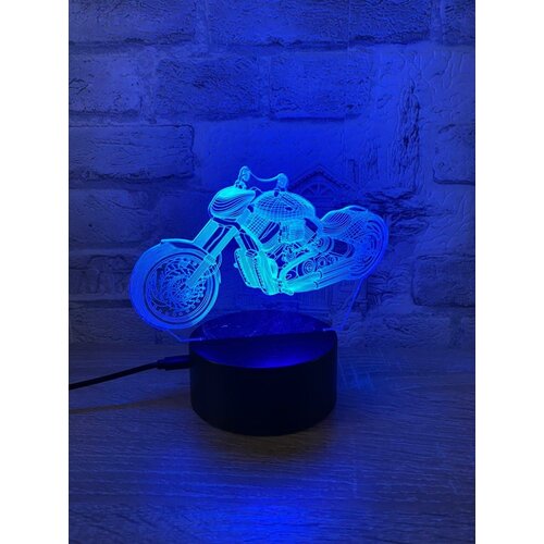3D Светильник мотоцикл
