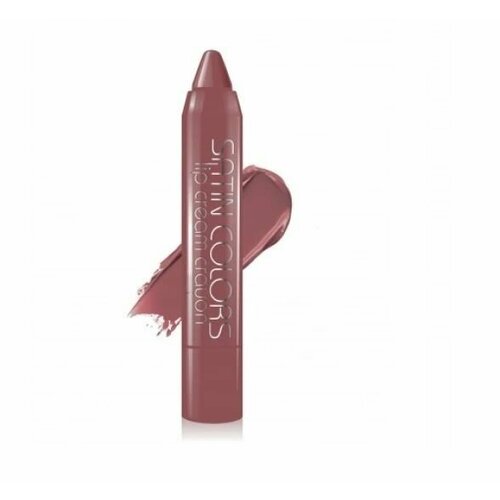 Помада-карандаш для губ Belor Design Smart Girl SATIN COLORS, тон №04, коричневый х 1шт